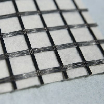 Modified Bitumen Coated Glassfiber Geogrid 110-600gsm