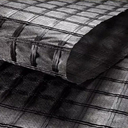 Stitch Reinforced 50gsm Fiberglass Geogrid Fabric Pet 50 50