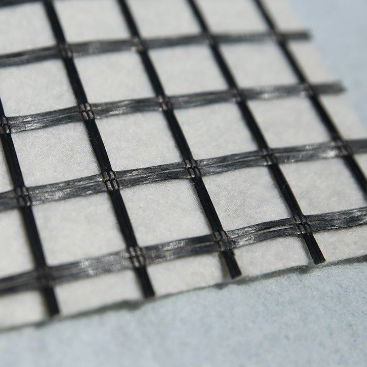 Modified Bitumen Coated Glassfiber Geogrid 110-600gsm